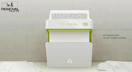 Reverse your printouts with Ink Remover Printer