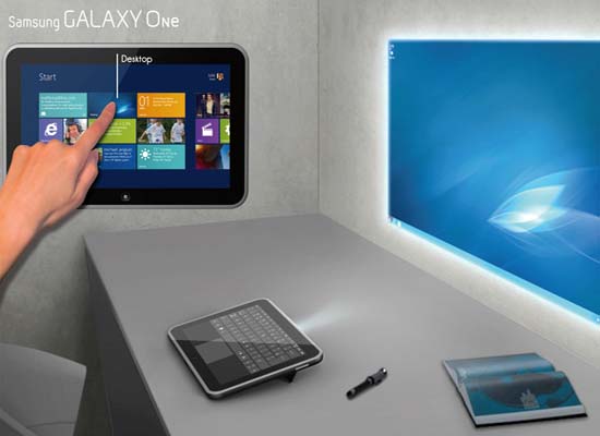 Samsung Galaxy One Tablet Projector Concept