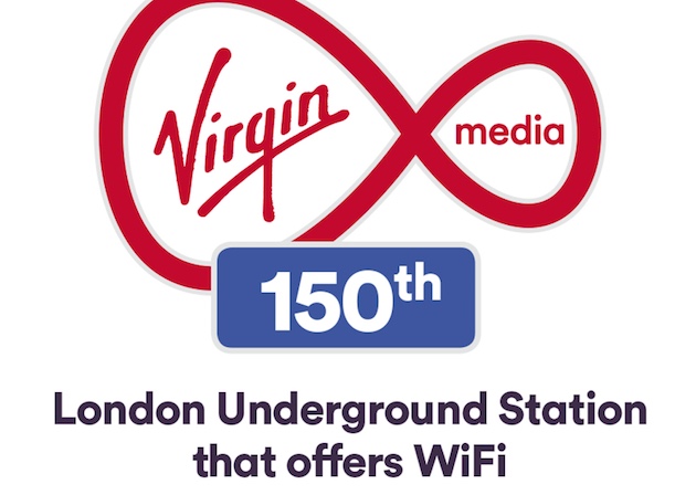 Virgin Media Celebrates 150 Connected WiFi Tube Stations