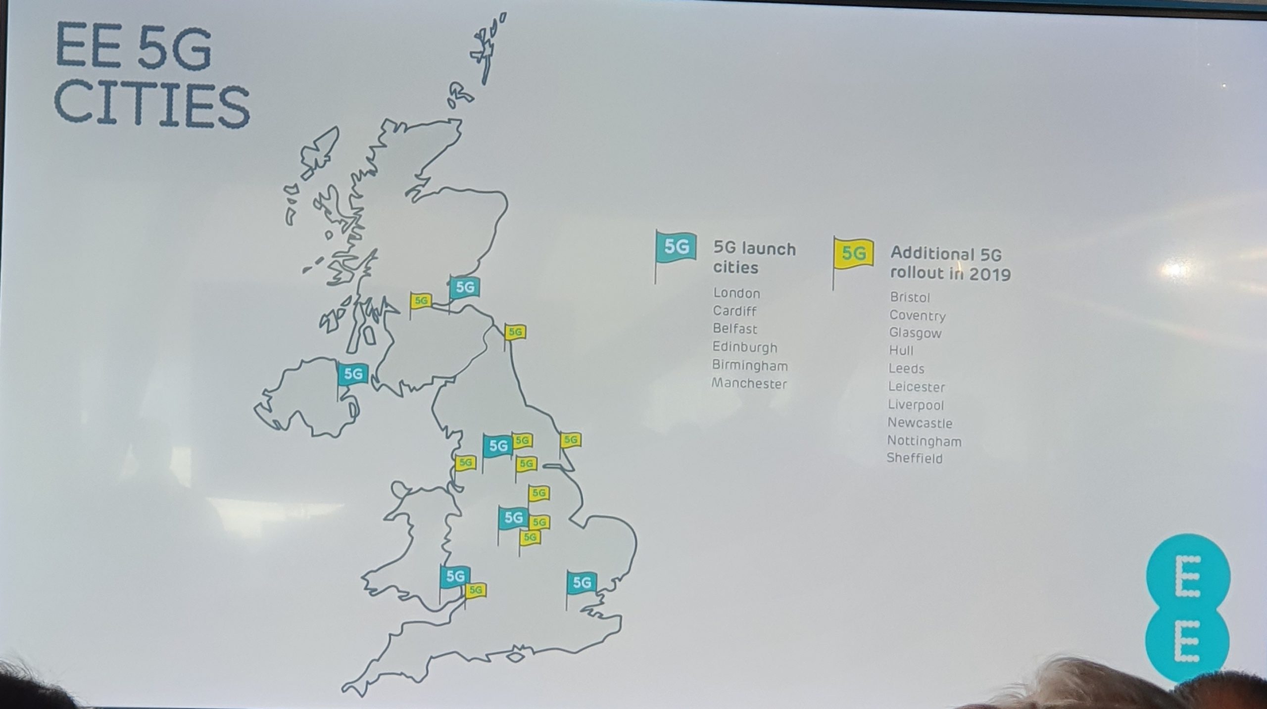 EE launching UK’s first 5G service in six cities